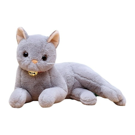 Stuffed Animal Plush Cat Toy Realistic Cat Plush Figure Adorable ...