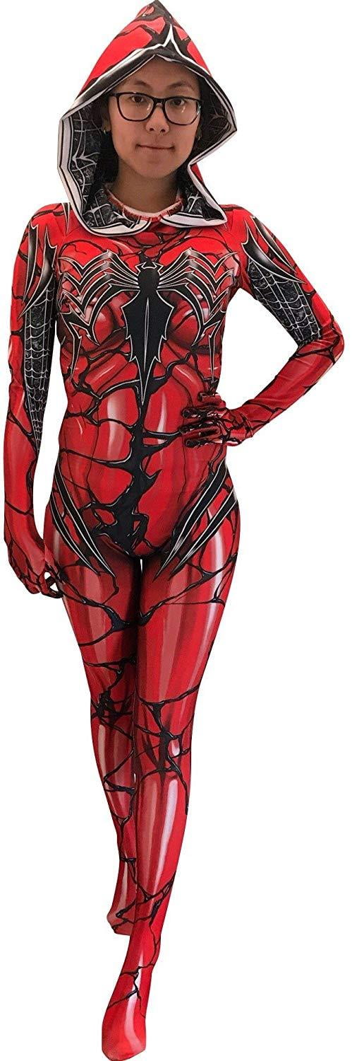 Cosplay Life Gwen Stacy Carnage Gwenom Cosplay Costume Lycra Fabric ...