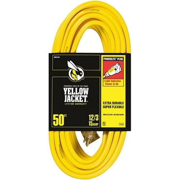 Yellow Jacket 100-ft Outdoor Heavy Duty Rated Extension Cord with ...