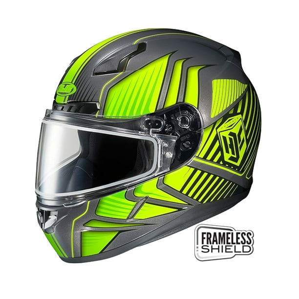 HJC CL-17 Redline Snow Helmet Hi Vis Yellow 2X 57-19539 - Walmart.com