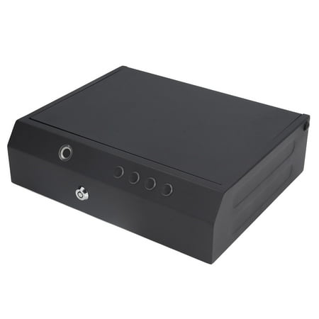 Small Safe Box, Password Key Unlock Money Safe For Document | Walmart ...