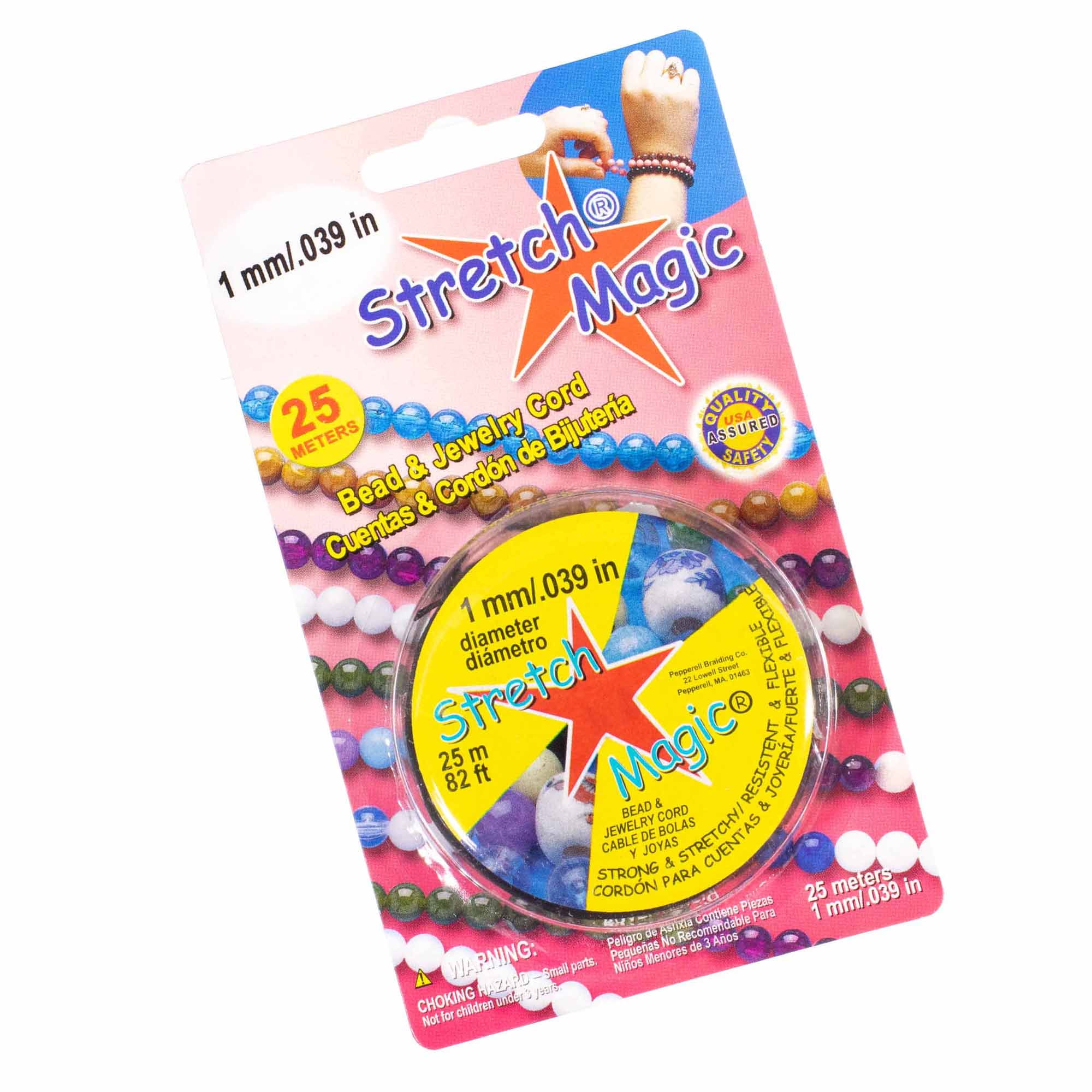 Craft County Stretch Magic Cord for DIY Bracelets, Necklaces, and More ...