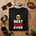 Best Boss Ever Pink Flowers Floral Female Boss Manager Lady Gift T ...