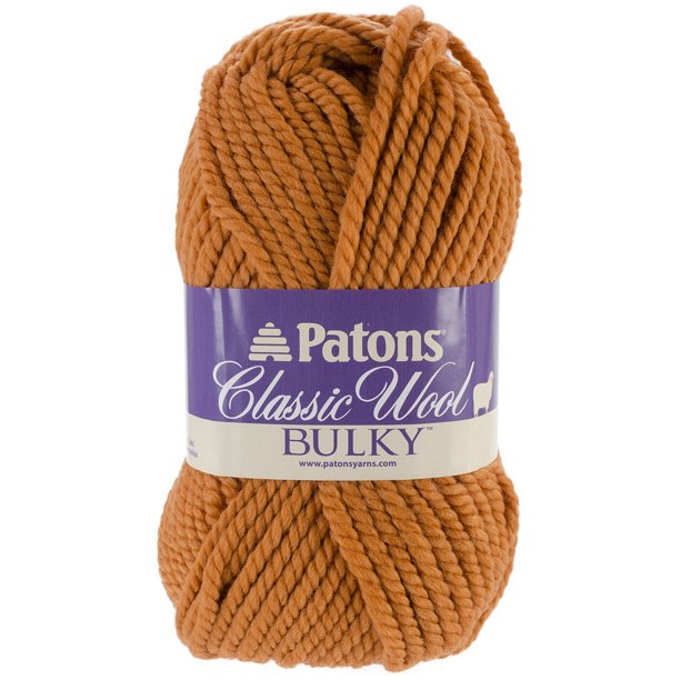 Patons Classic Wool Bulky Yarn-Burnt Orange - Walmart.com