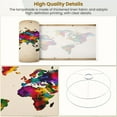 Lampshades 2 Pack Colored World Map XXXL 13"x13"x10" Light Shade for ...