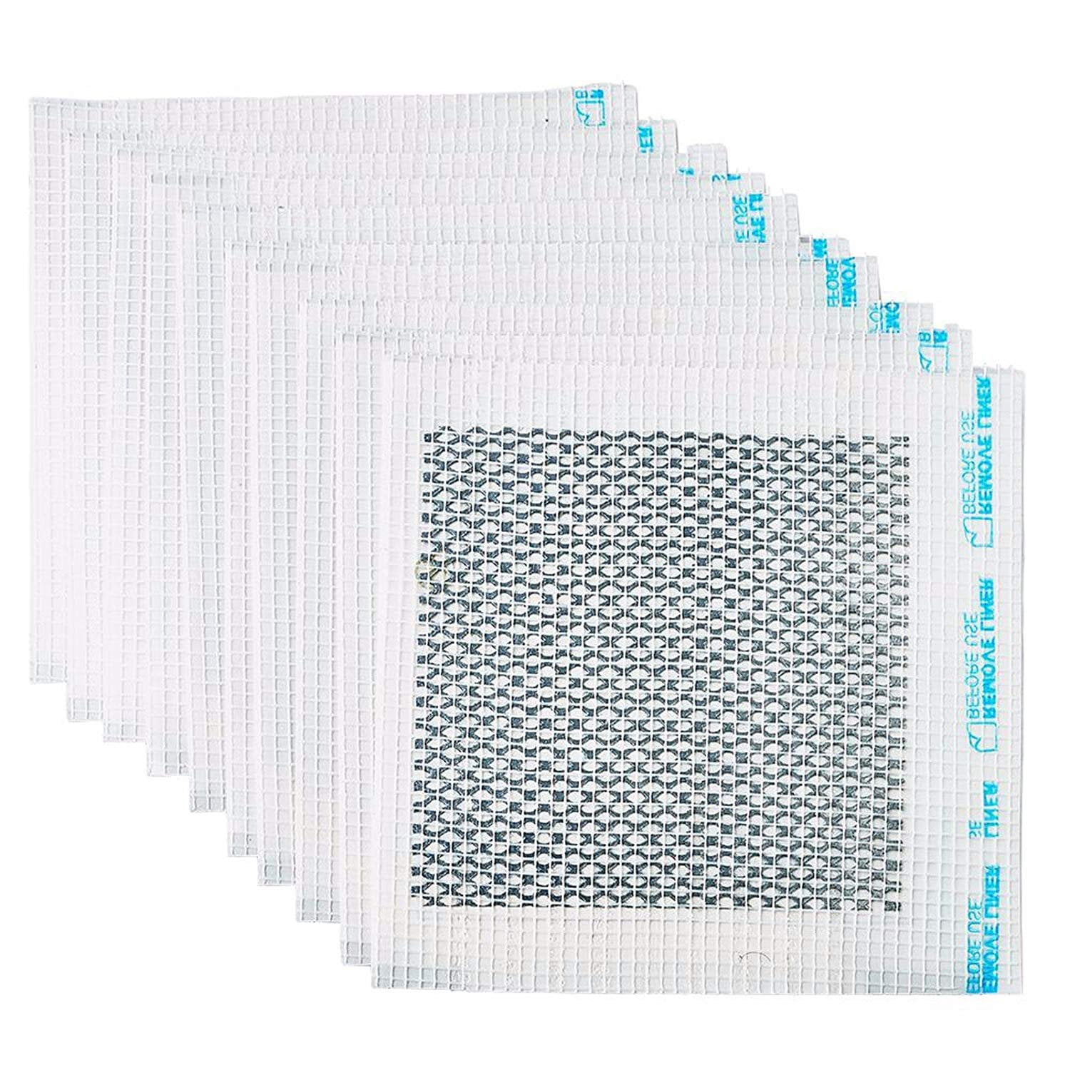 Wideskall 4" x 4" inch Heavy Duty Self Adhesive Wall Repair Patch for ...