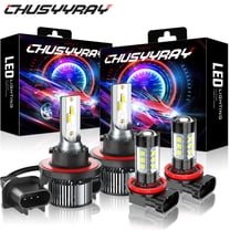 Fit for Subaru Legacy 2010-2014 6pcs LED Headlight Hi/Lo Fog Light 9005 ...