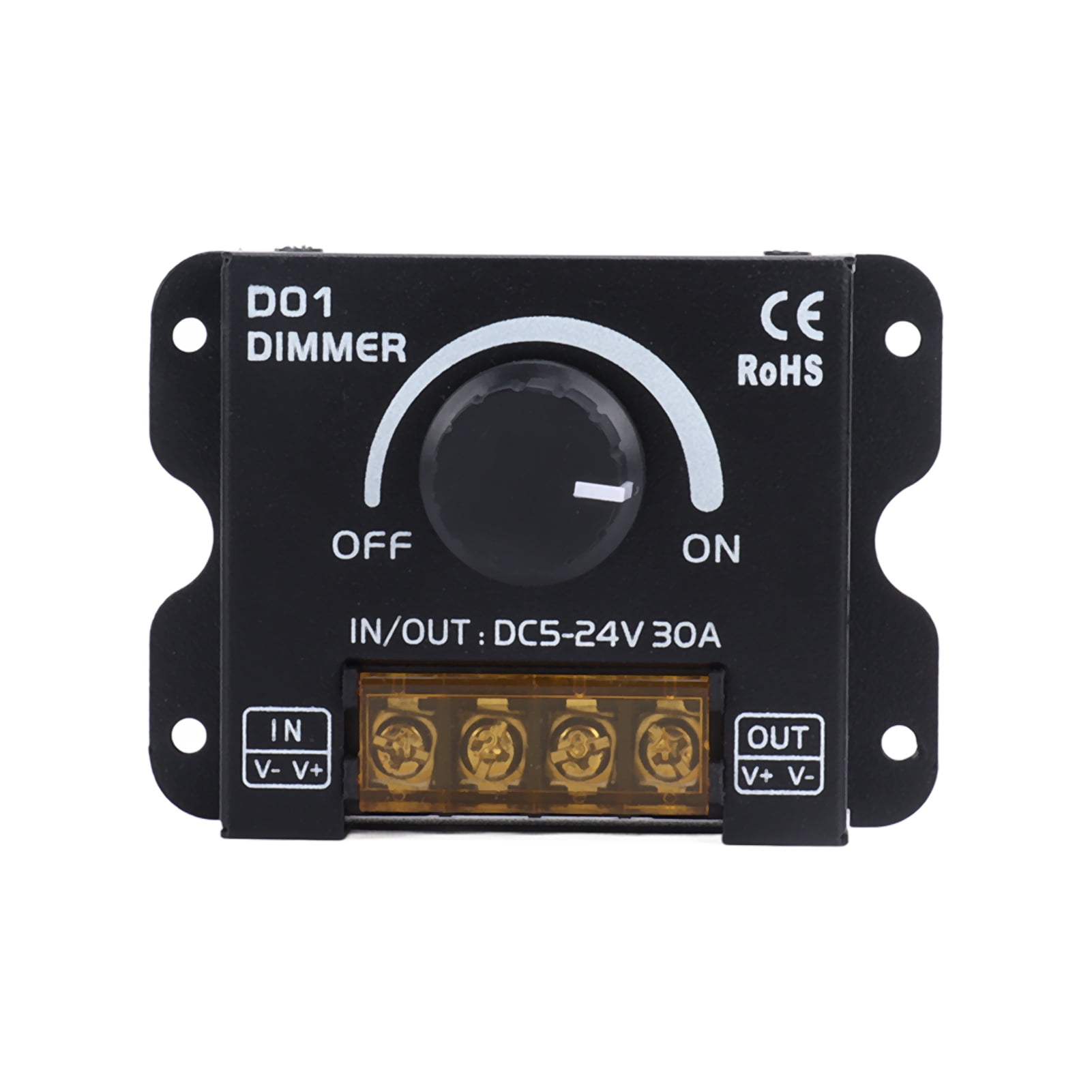 LED Dimmer Lighting Dimming Controller Adjustable Brightness 2 Channel ...