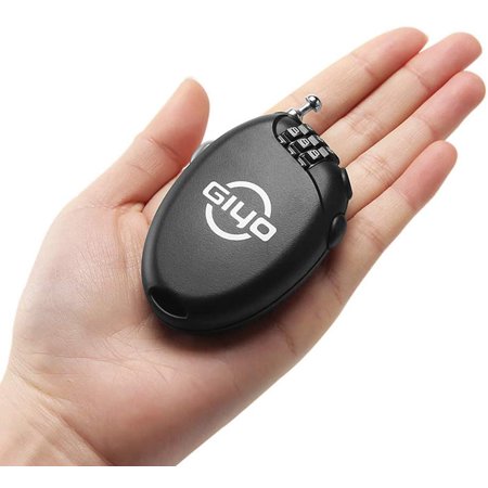 Cable Lock Retractable Mini Bicycle Lock Bike Helmet Anti-Theft Locks 3 ...