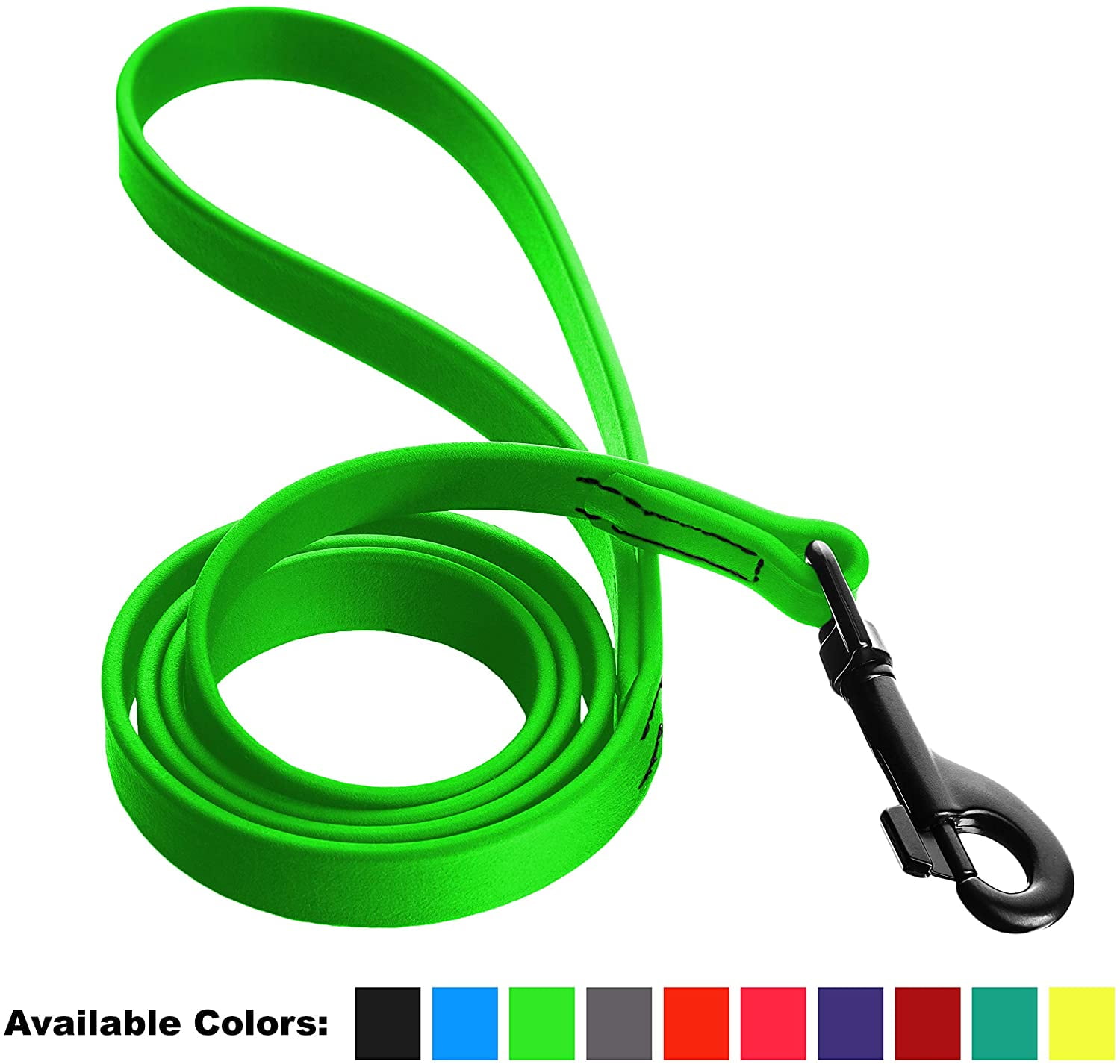 DogLine - Biothane Waterproof Dog Leash Strong Coated Nylon Webbing ...