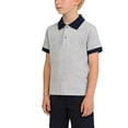 Childrens Solid Color Campus Athletic Polo Shirt Short Sleeve – Soft ...