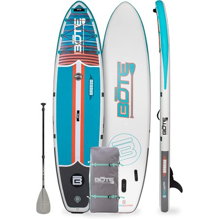 Breeze Aero Inflatable Stand Up Paddle Board, SUP with Paddle, Backpack ...