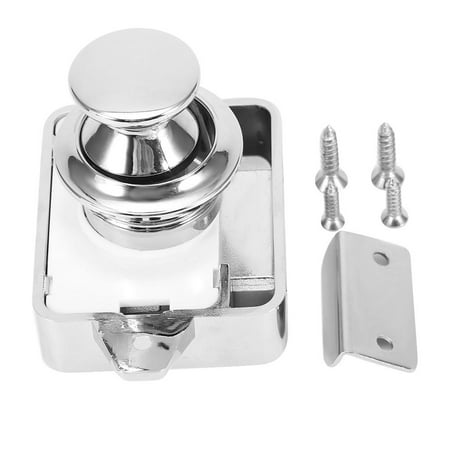 Oubit Modern Push Button Catch Lock Safety Cupboard Door Knob Boat ...