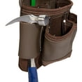 Full Leather Framer's Tool Belt Work Pouch, Rivet-Reinforced Stress ...