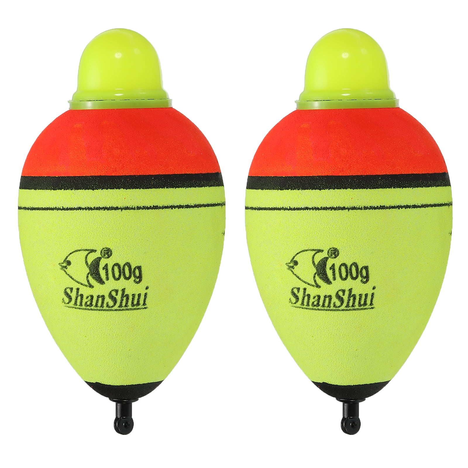 3.5oz Lighted Fishing Slip Bobbers EVA Light Up Fishing Float, Yellow ...