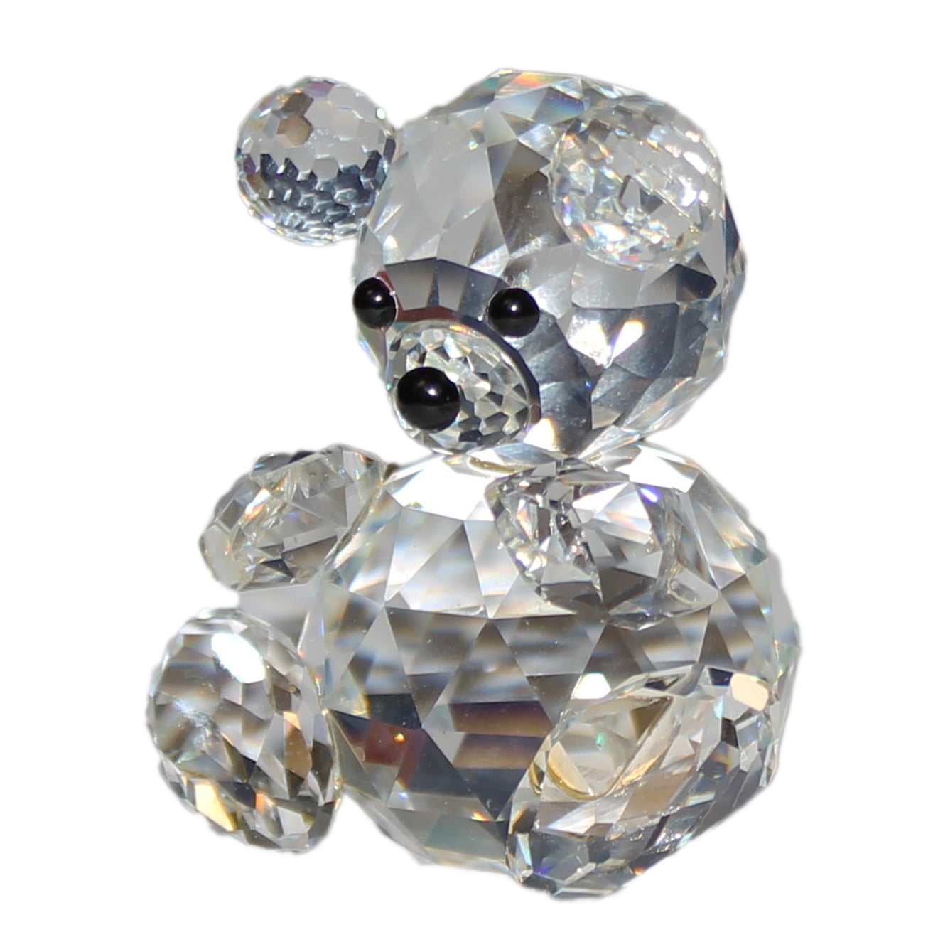 Swarovsk Figurine: 7637NR054 Teddy Bear | Faceted Crystal - Walmart.com