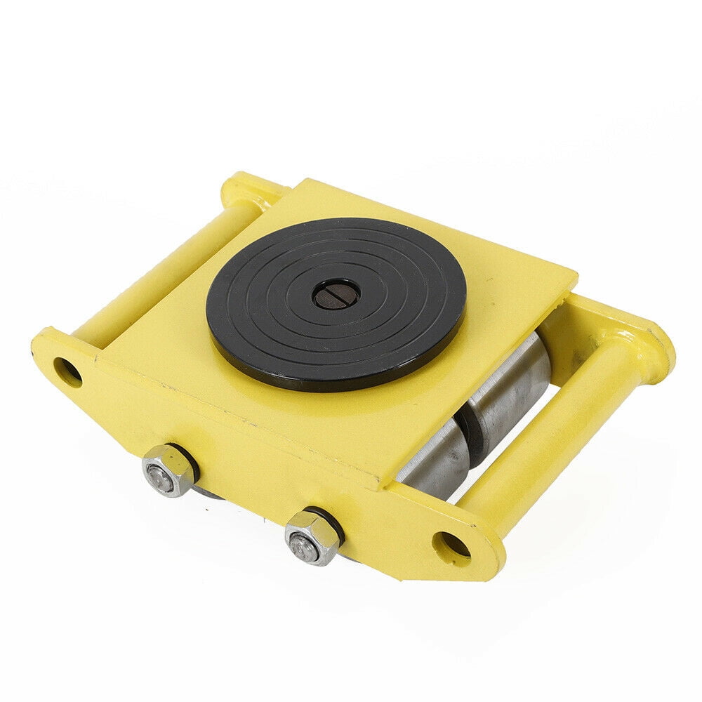 Buy Yellow 6 Tons Heavy Duty Machinery Mover Machine Dolly Skate Cargo ...