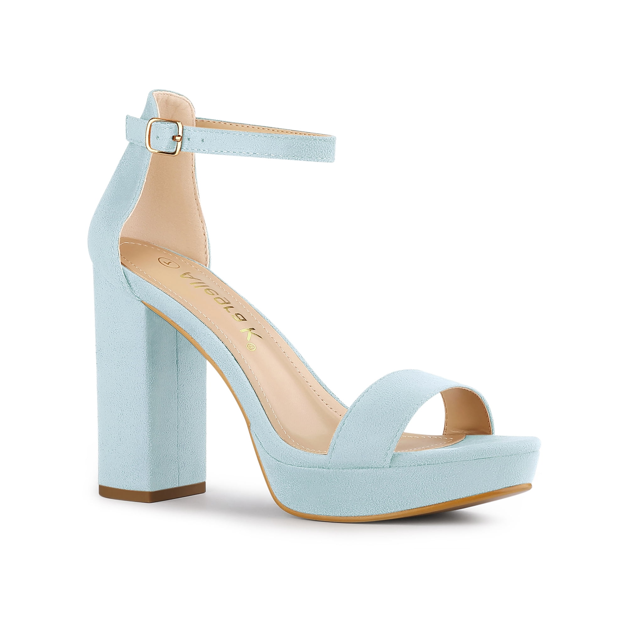 Click here for Blissful Step Womens Platform Ankle Strap Chunky H... prices