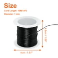 Elastic Stretch Jewelery Bracelet Making String Beading Cord Roll Black ...