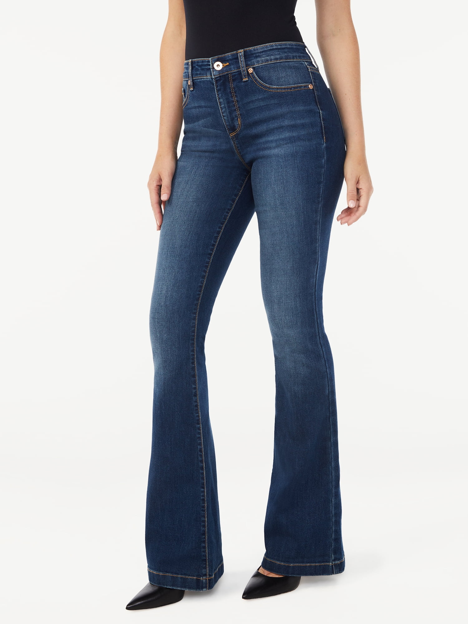 Sofia Jeans Women's Melisa Flare High Rise Jeans - Walmart.com