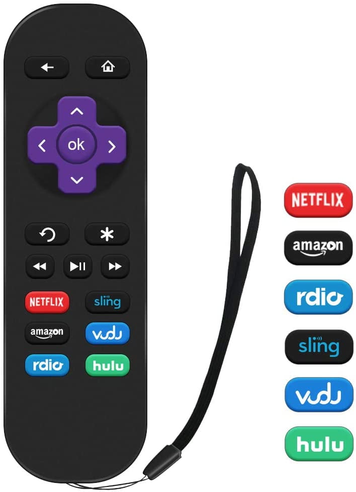 Gvirtue Replacement Remote Control for Roku Box Model: Roku 1, Roku 2 ...
