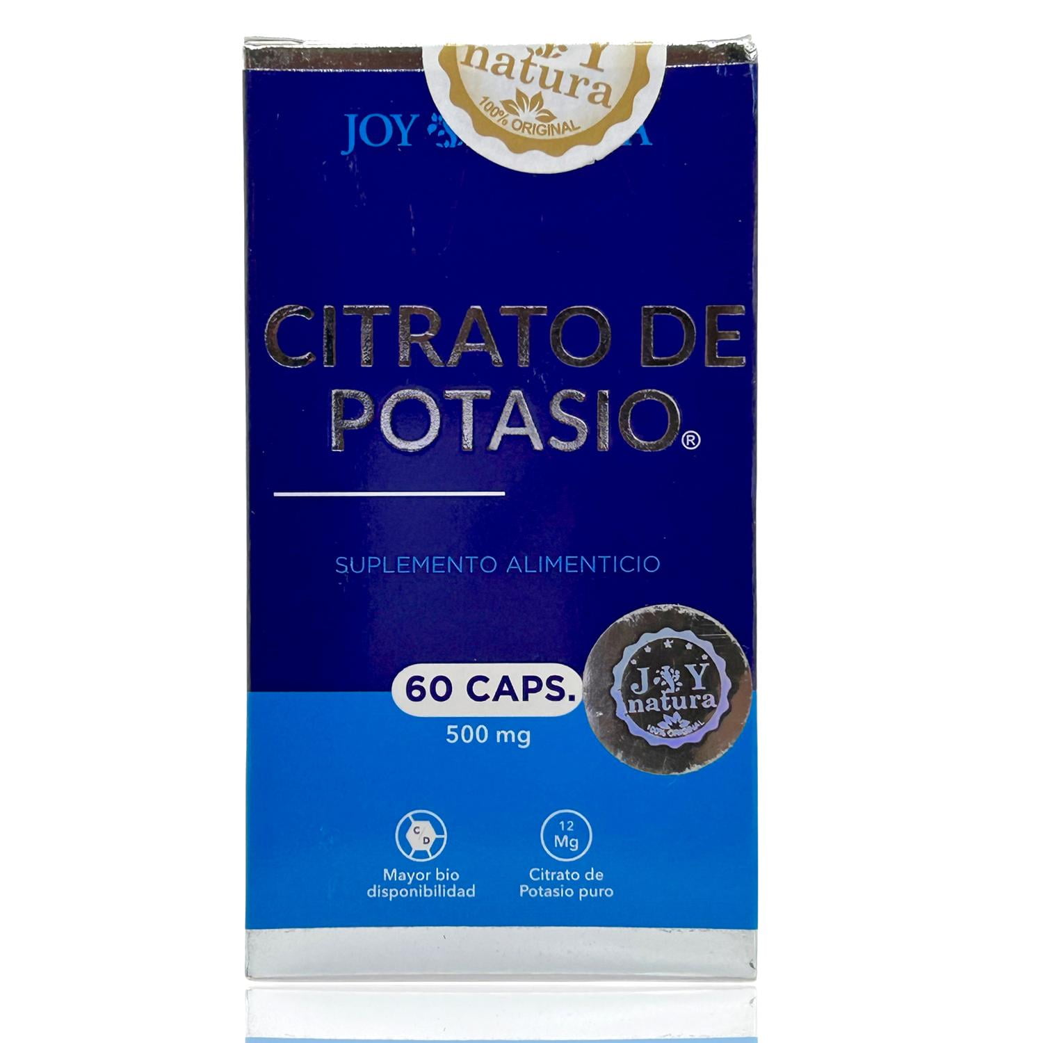 Citrato de Potasio 60 cápsulas Joy Natura Joy Natura JOYCITRATOPOTASIO ...
