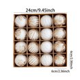 16 PCS Mini Christmas Ornaments for Mini Tree - 3cm/1.18" Christmas ...