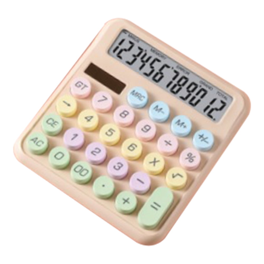 Calculadora De Escritorio De Colores Caramelo Para Oficina & Escuela ...