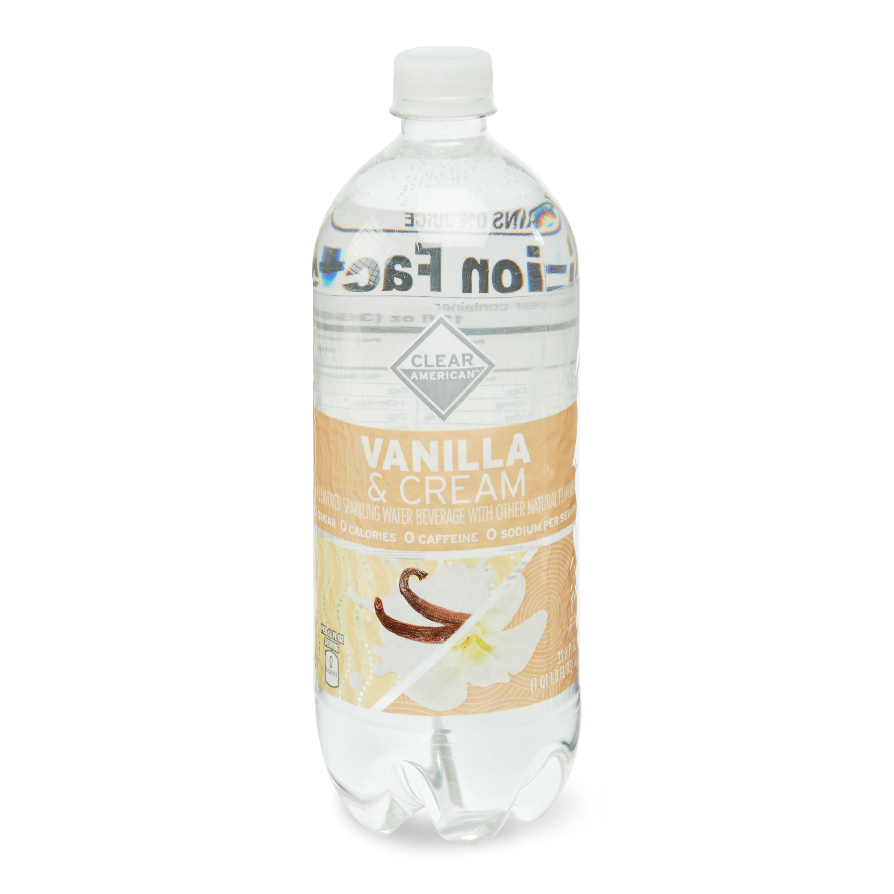 Clear American Sparkling Water, Vanilla & Cream, 33.8 fl oz - Walmart.com - Walmart.com