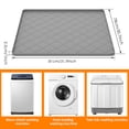 Silicone Washing Machine Pan with Raised Edge,Waterproof Leak Proof ...