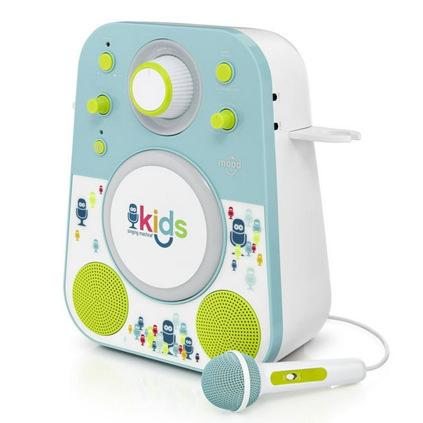 The Singing Machine Kids Mood LED Glowing Sing-Along Speaker with ...