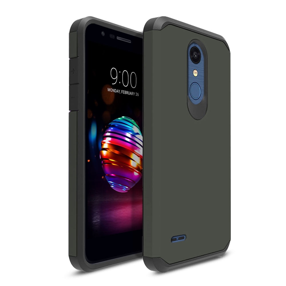 FINCIBO Hybrid Case Hard Plastic TPU Slim Back Cover for LG K10/K10 ...