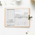 Auto Repair Check 3-Part Carbonless Invoice Form Pad / 50 Sets / 8.5" x ...