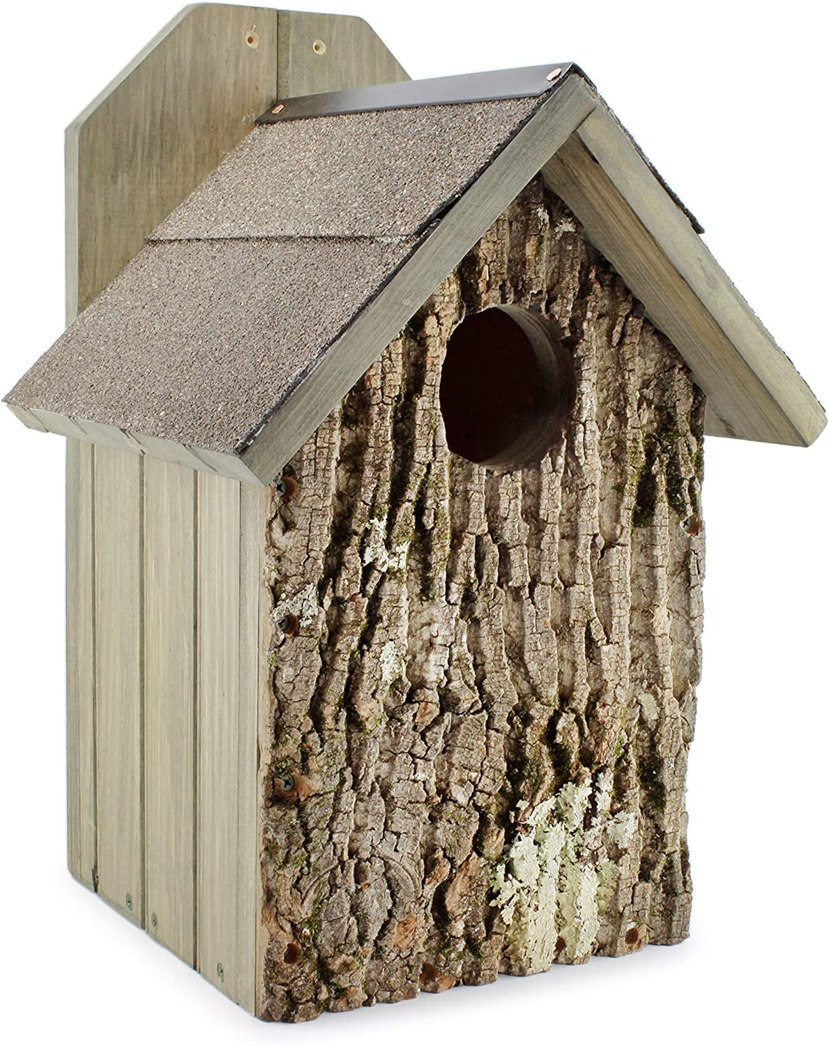 Uncle Dunkels Premium Screech Owl House; Rustic Handmade Owl Nesting ...