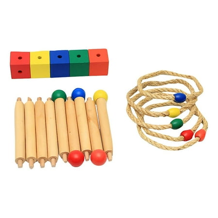 Outdoor Ring Toss Game By Roars For Adults And Families Tossing, Wood ...