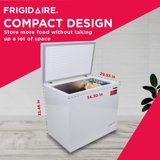 Frigidaire 7.0 Cu. ft. White Chest Freezer, EFRF7003, Removable Basket ...