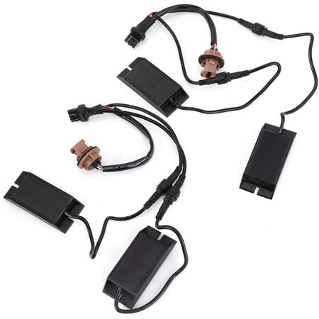 LED Resistor Kit, Universal 12V Brake Light Warning Error Decoder 50W 6 ...