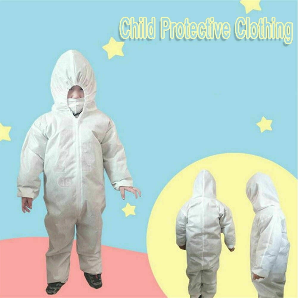 Click here for Eyiiye Kids Disposable Protective Coat White Rompe... prices