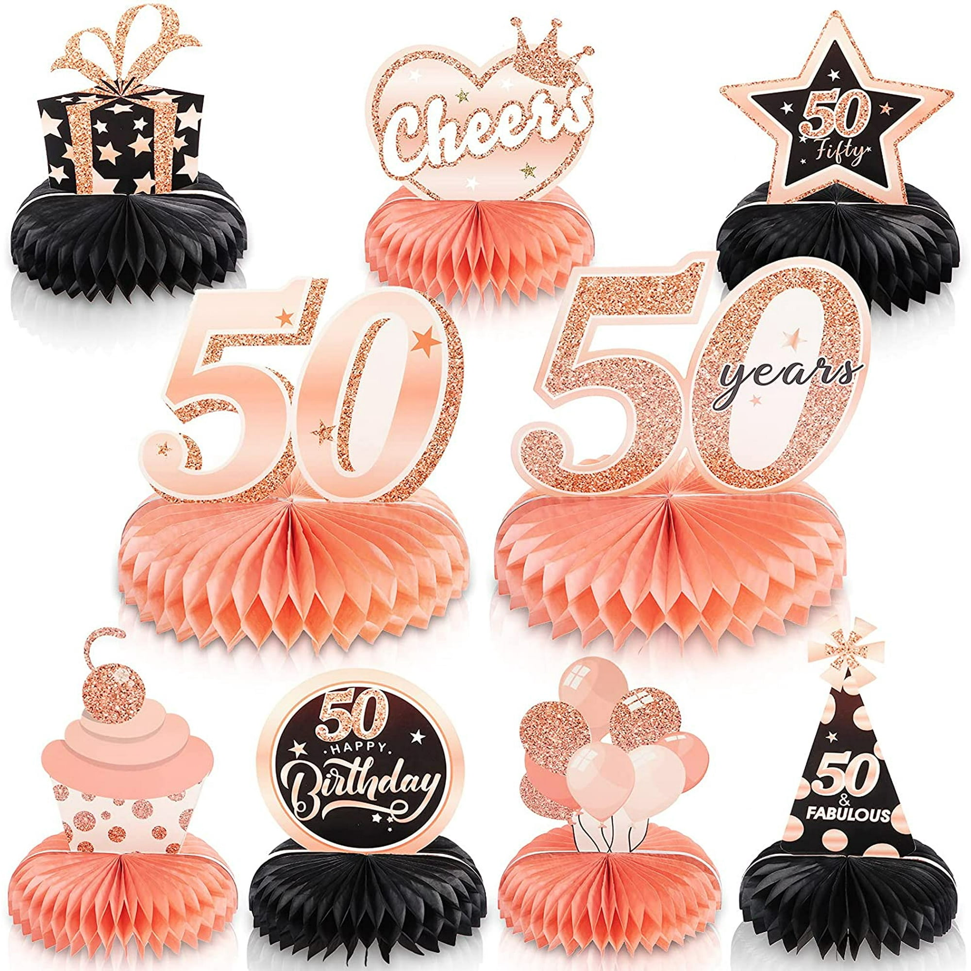 50 And Fabulous Birthday Party Decorations | Shelly Lighting