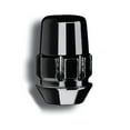 Gorilla Automotive Acorn Black Chrome Wheel Locks, 12mm x 1.25 Thread ...