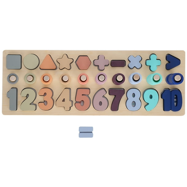 Juguetes de clasificación de números de madera Juego de clasificación ...