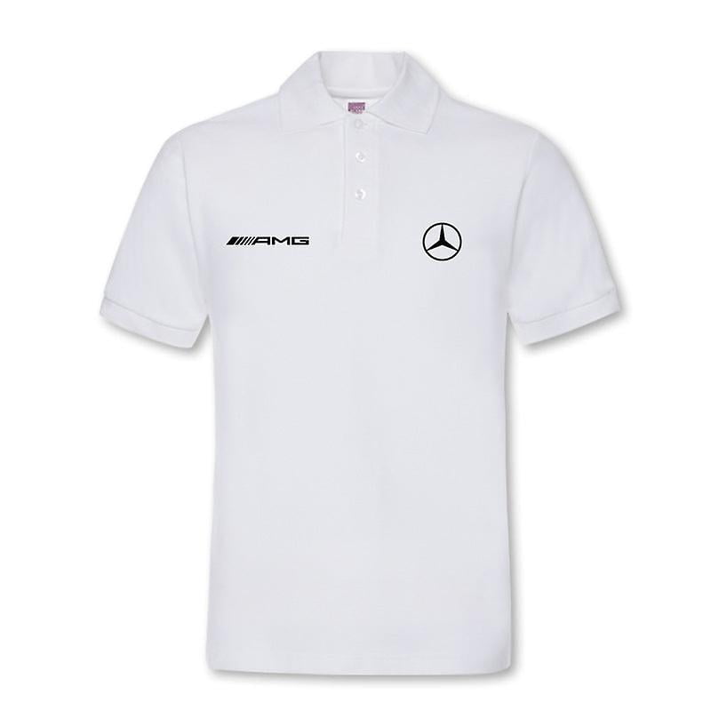 Click here for Tueuio Benz Amg Polo Shirt Breathable T-Shirt Men... prices