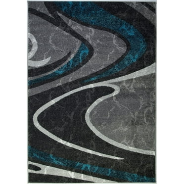 Ladole Rugs Innovative Boston Collection Spirals Abstract Pattern Area ...