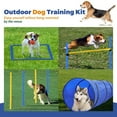 Aukfa Dog Agility Training Equipment Set, Obstacle Courses Starter Kit ...