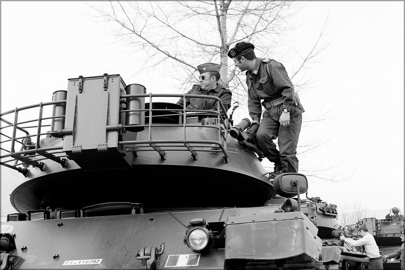 24"x36" Gallery Poster, Italian Leopard 1 main battle tanks, 1977.JPEG ...