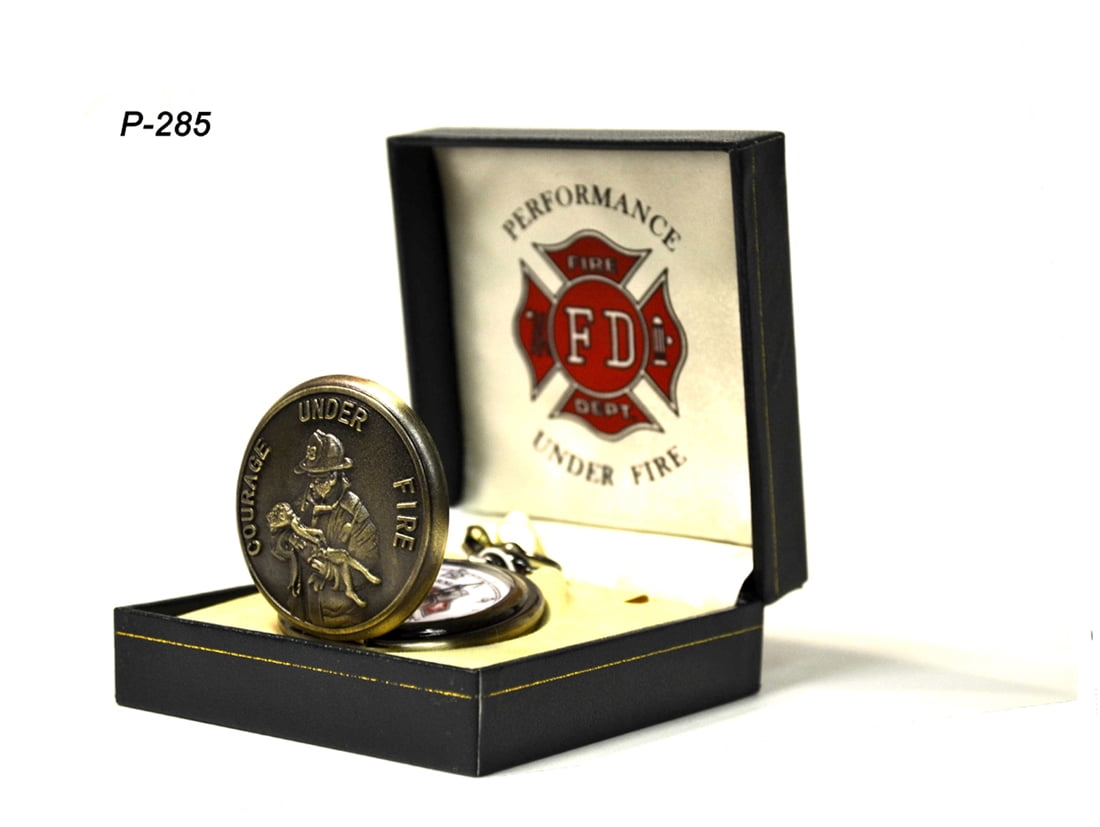 Fire Fighter Pocket Watch 28568928889490 - Walmart.com