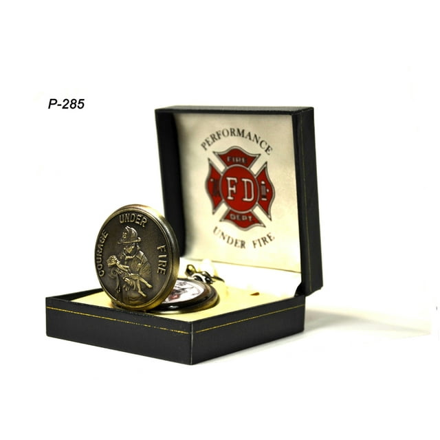 Fire Fighter Pocket Watch 28568928889490 - Walmart.com
