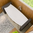 ALFI brand HammockTub2-WM White Matte 71" Solid Surface Resin Suspended ...