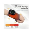 Rechargeable Heated Wrist Massager Brace 3 Heat Vibration Modes Hot ...