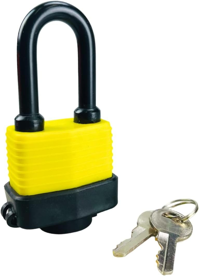 SAFEGUARD 1-5/8" Long Shank Waterproof Laminated Padlock Heavy Duty ...